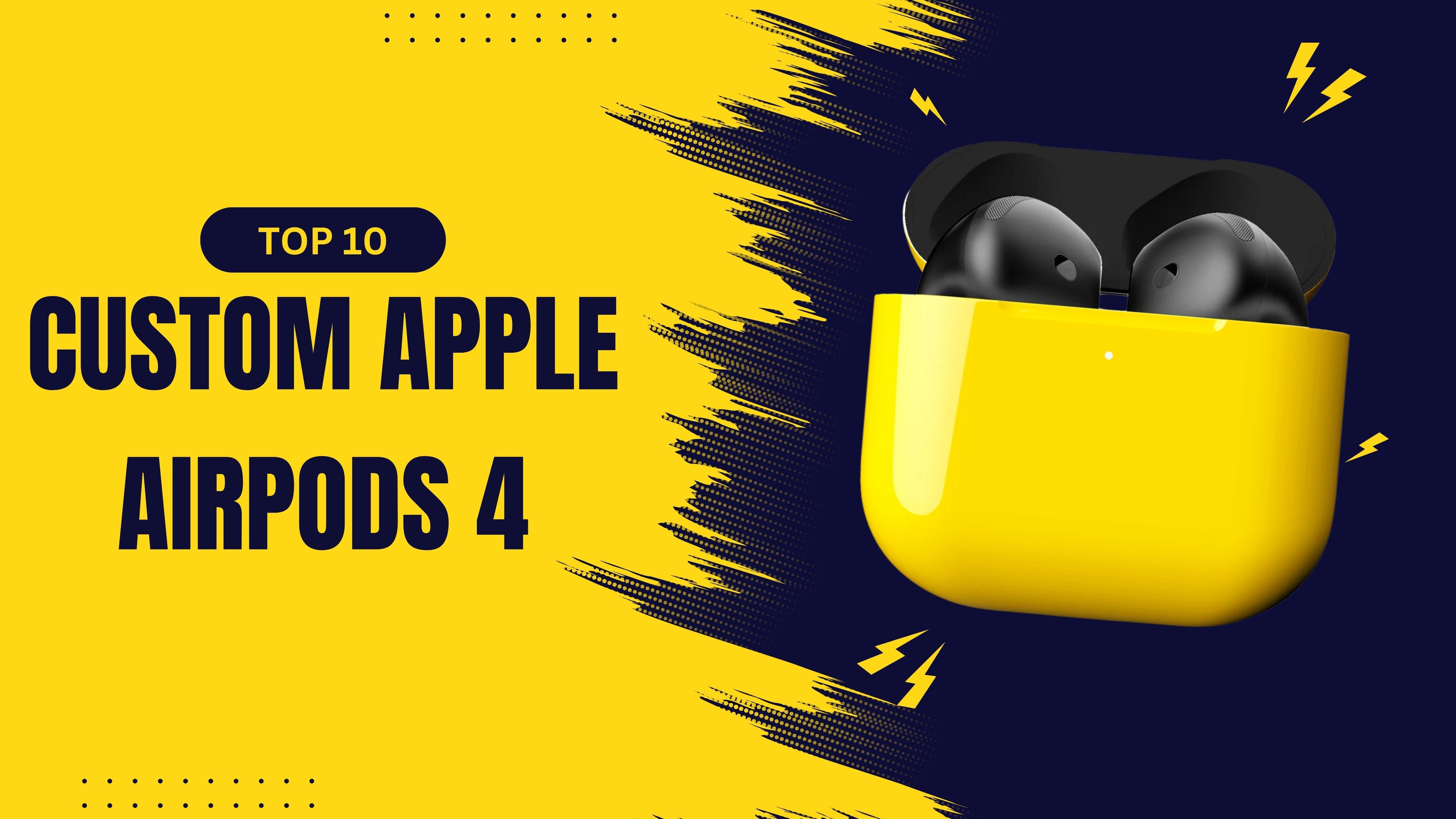 Custom Apple AirPods 4 - Stylish and Innovative Audio Gear – Craftbymerlin