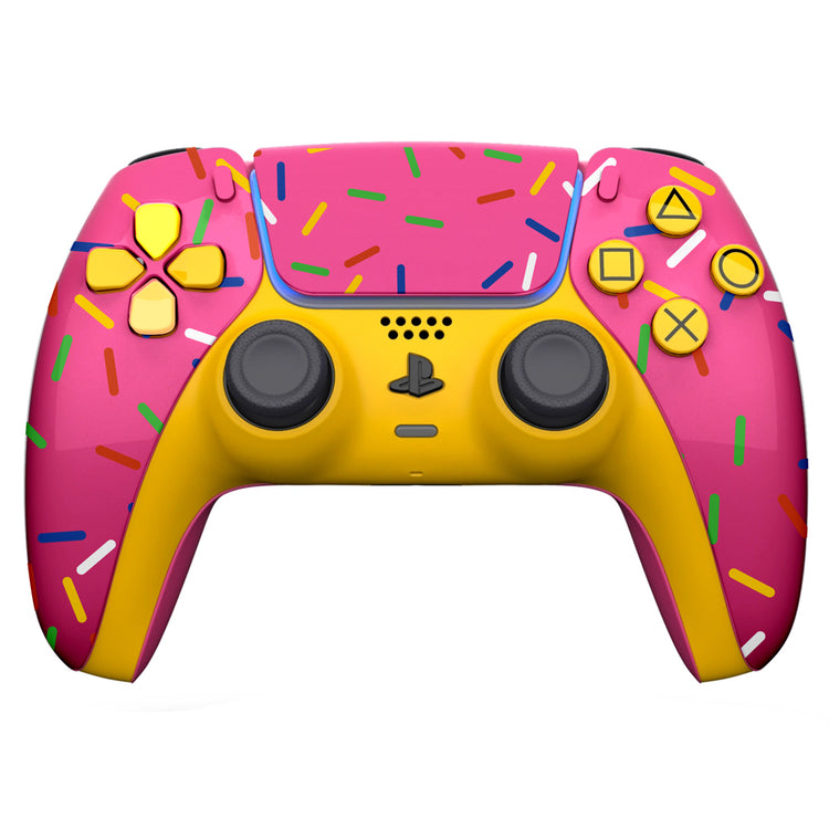 Donut Edition PS5 Controller – Hand-Painted | Craft by Merlin